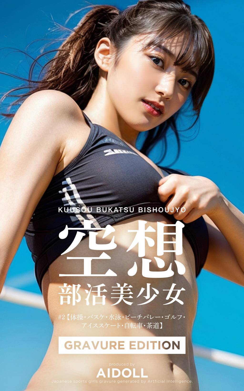 空想部活美少女 2【体操・バスケ・水泳・ビーチバレー・ゴルフ・アイススケート・自転車・茶道】gravure Edition 写真集