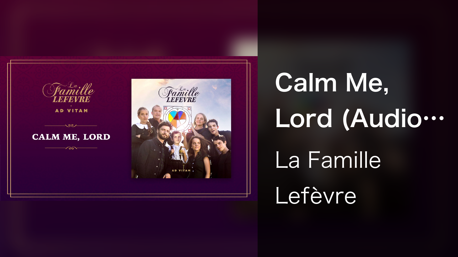 Calm Me, Lord (Audio officiel)(音楽・ライブ / 2021) - 動画配信 | U-NEXT 31日間無料トライアル