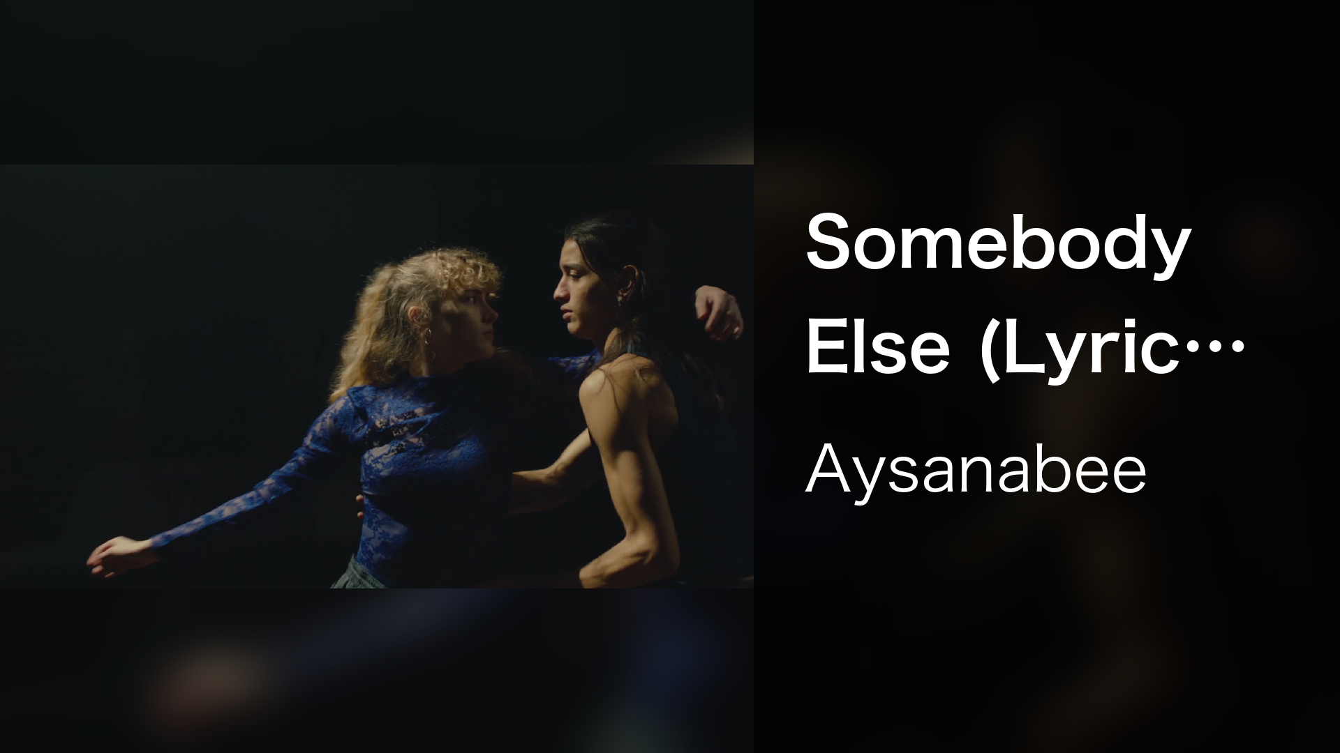 Somebody Else (Lyric Video)(音楽・ライブ / 2023) - 動画配信 | U-NEXT 31日間無料トライアル