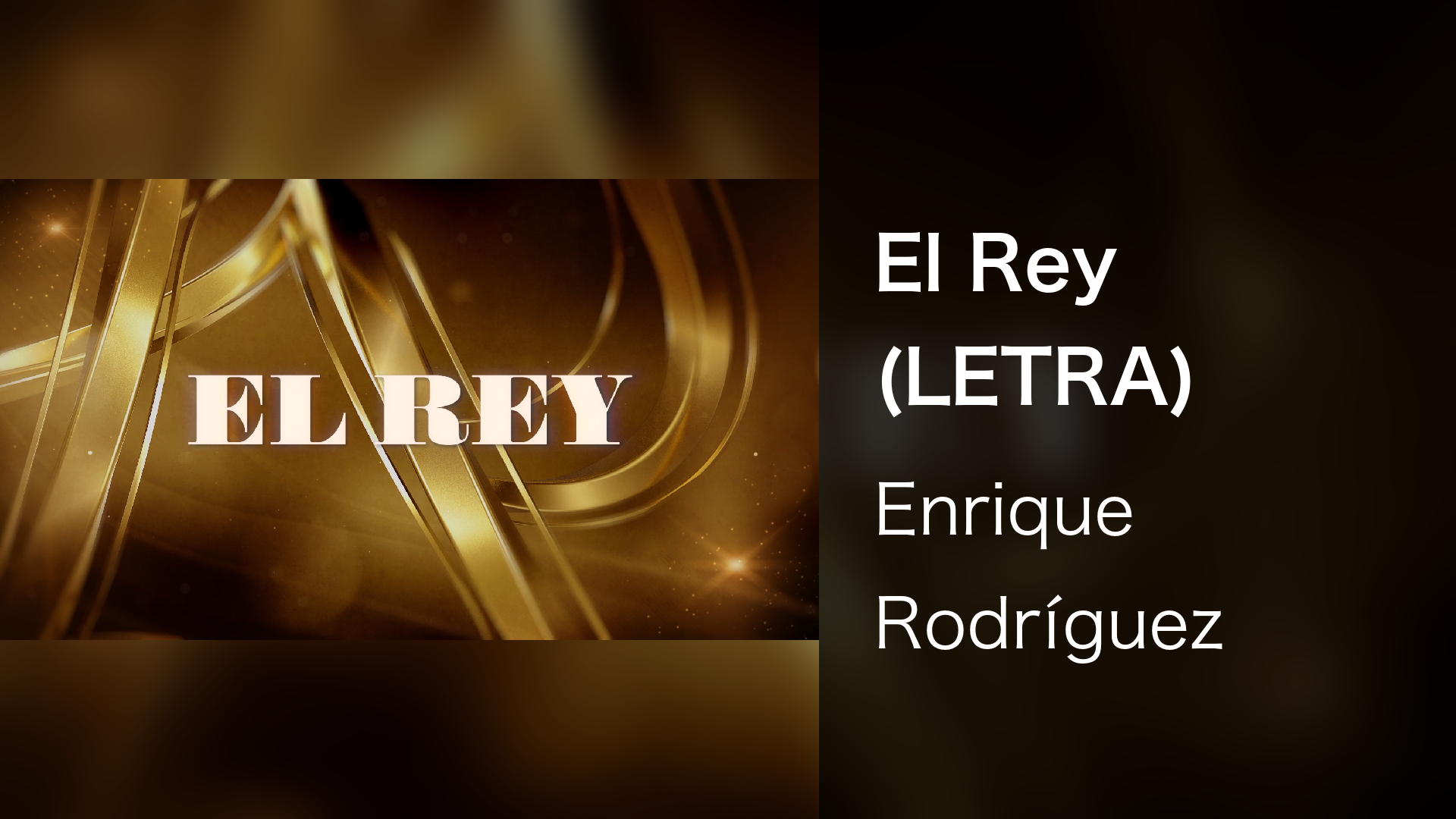 El Rey (LETRA)(音楽・ライブ / 2022) - 動画配信 | U-NEXT 31日間無料トライアル