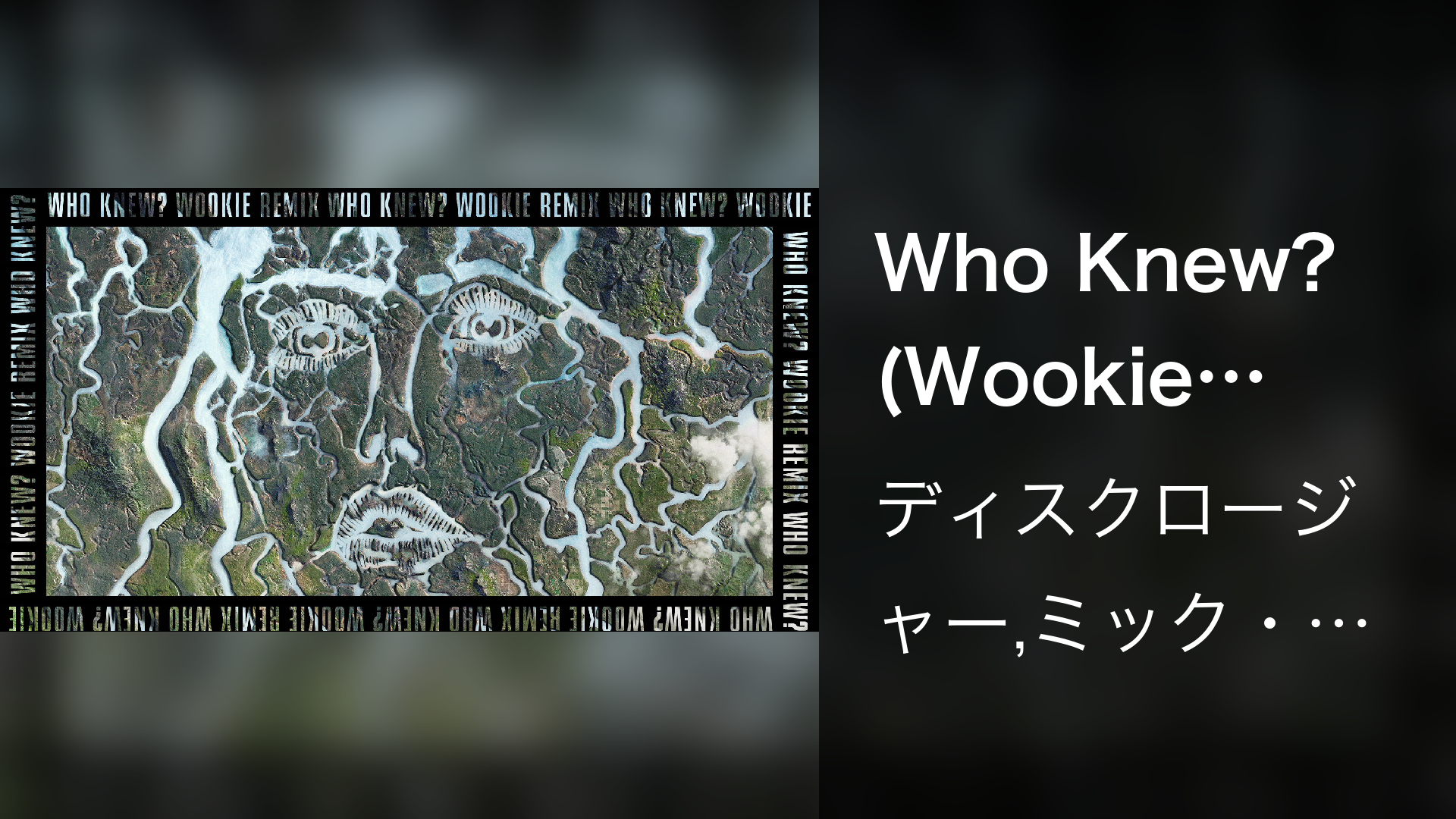 Who Knew? (Wookie Remix / Audio)(音楽・ライブ / 2020) - 動画配信 | U-NEXT 31日間無料トライアル