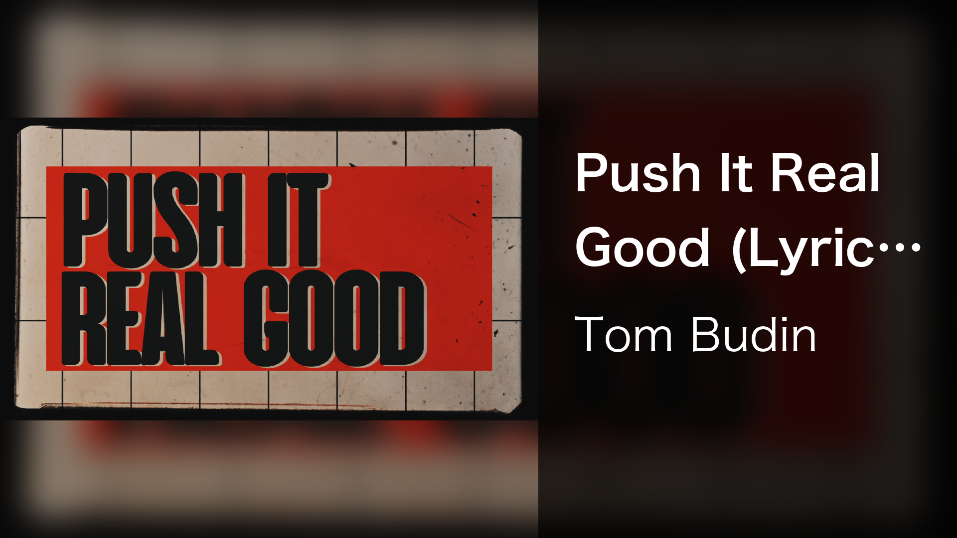 Push It Real Good (Lyric Video)(音楽・ライブ / 2021) - 動画配信 | U-NEXT 31日間無料トライアル