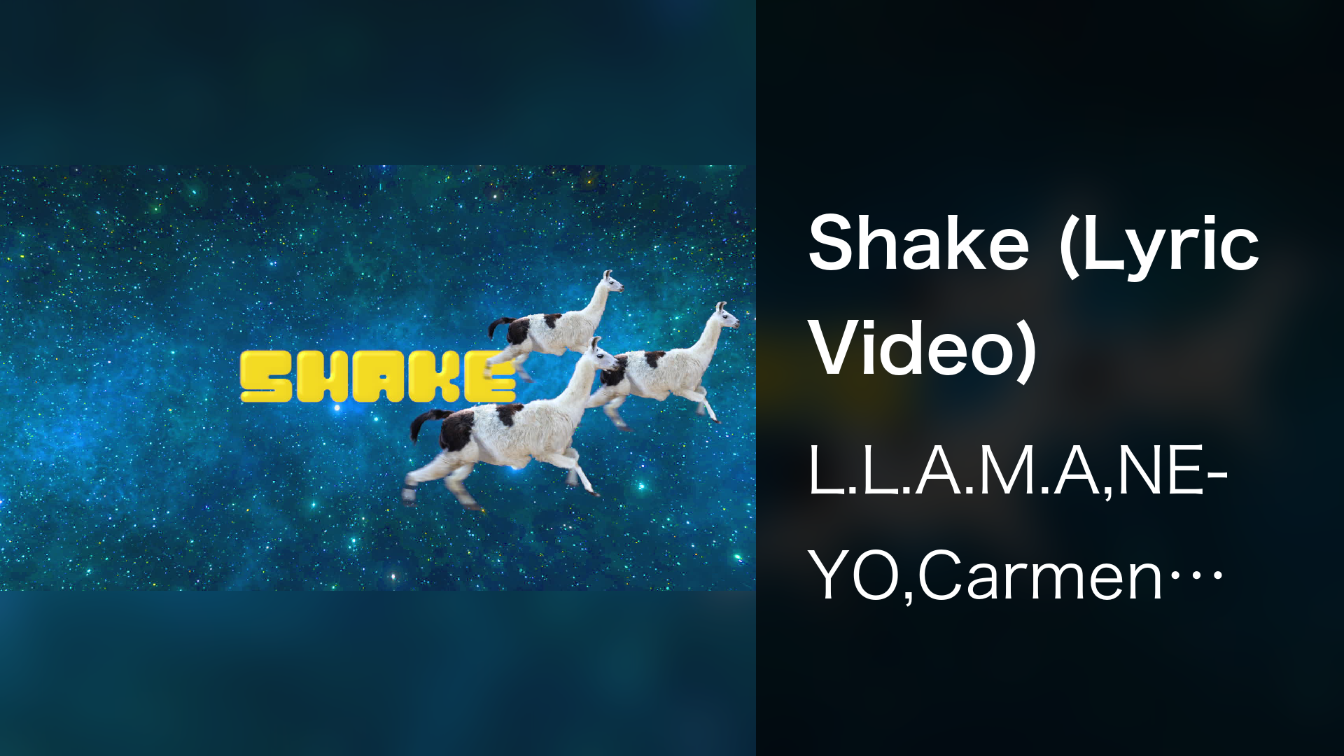 Shake (Lyric Video)(音楽・ライブ / 2021) - 動画配信 | U-NEXT 31日間無料トライアル