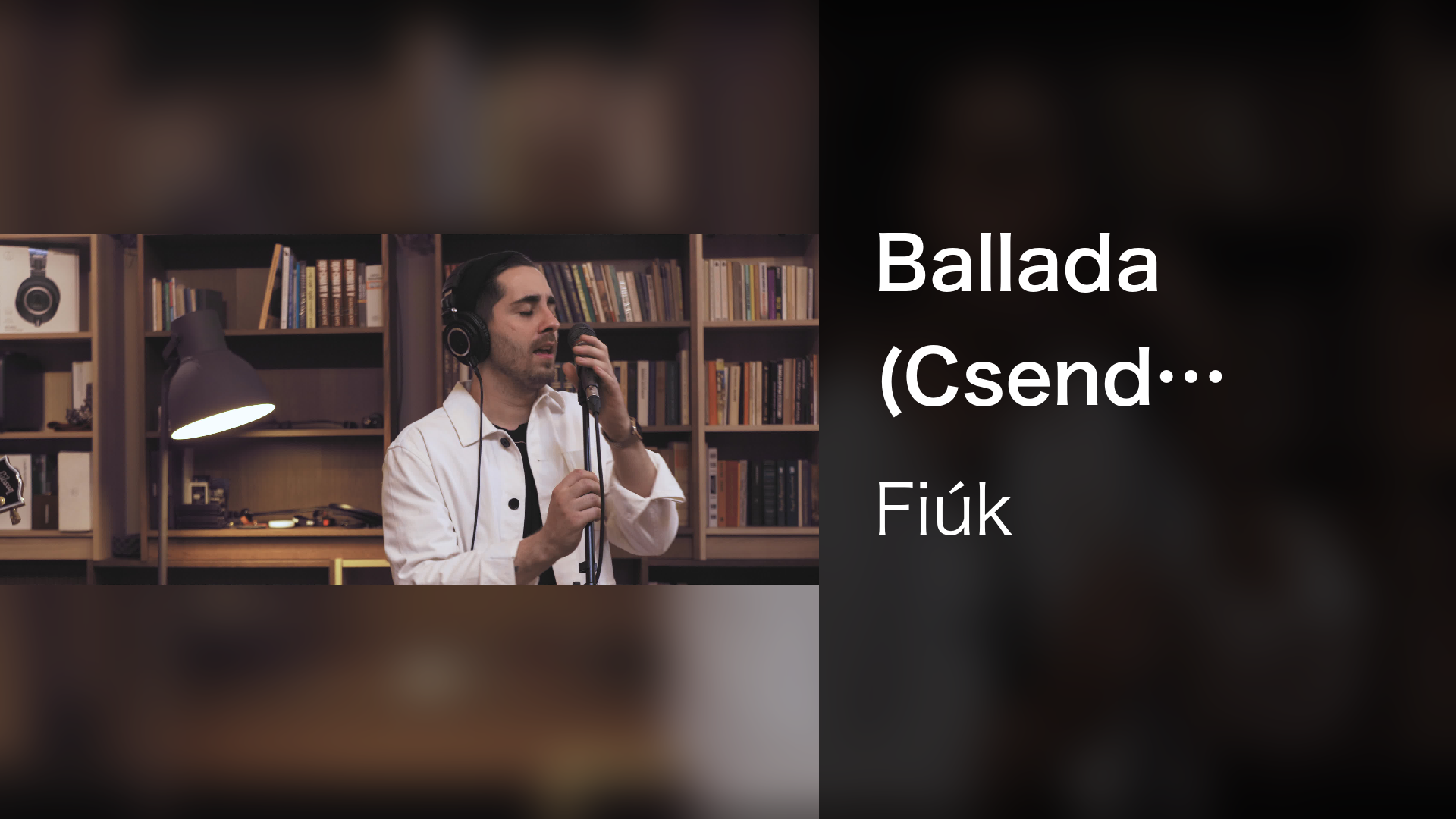 Ballada (Csend Studio Session)(音楽・ライブ / 2021) - 動画配信 | U-NEXT 31日間無料トライアル