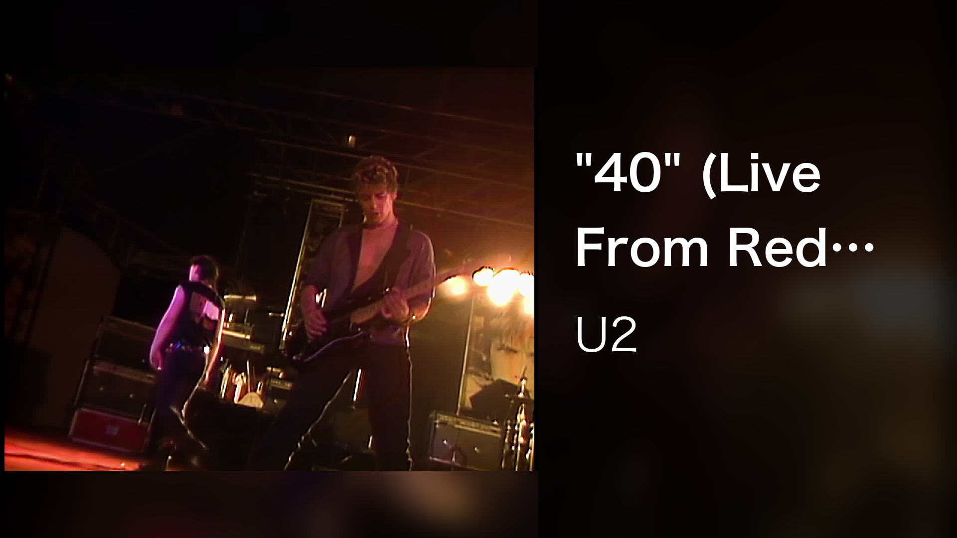 "40" (Live From Red Rocks Amphitheatre, Colorado, USA / Remastered 2021 ...