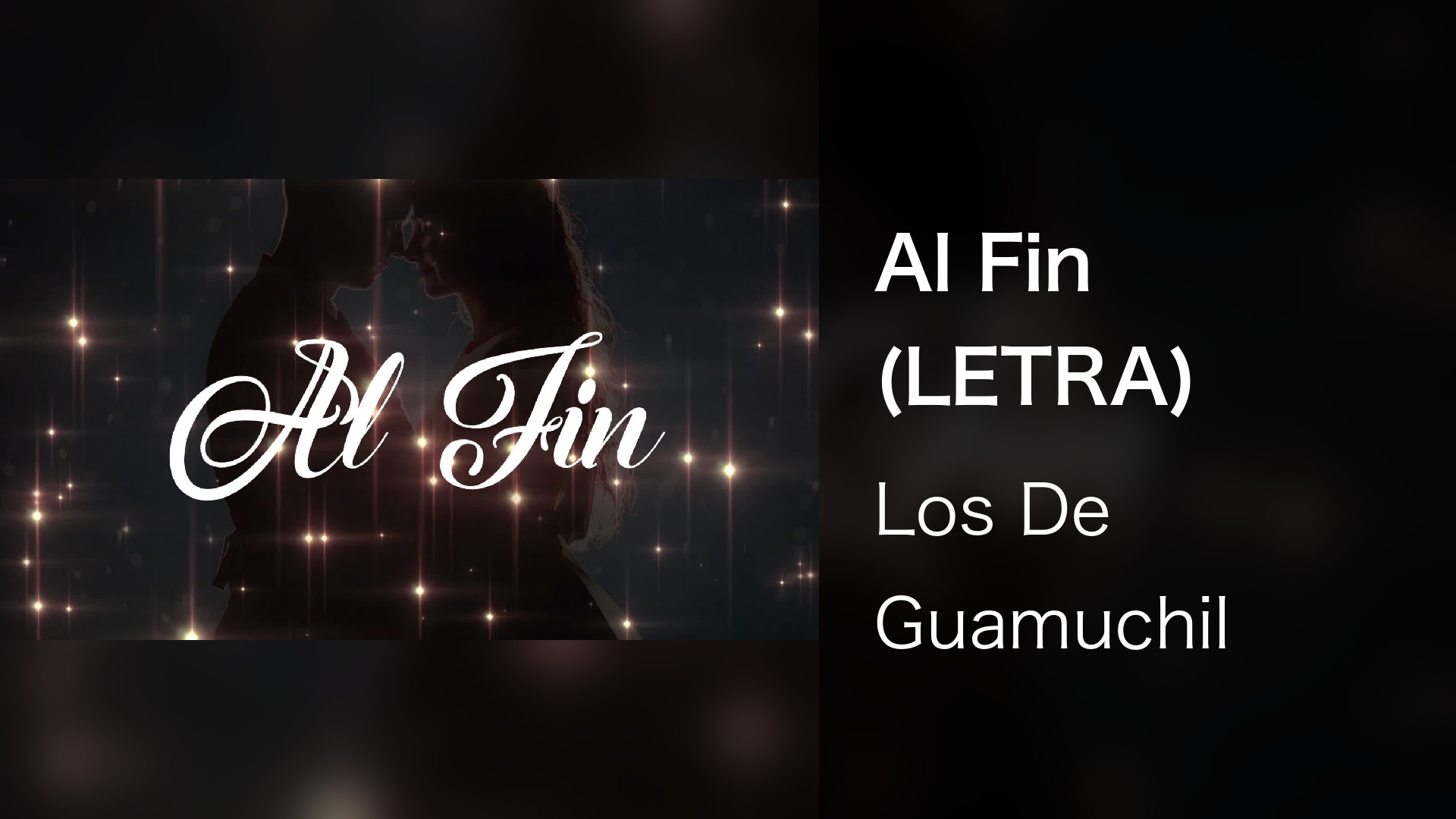 Al Fin (LETRA)(音楽・ライブ / 2021) - 動画配信 | U-NEXT 31日間無料トライアル