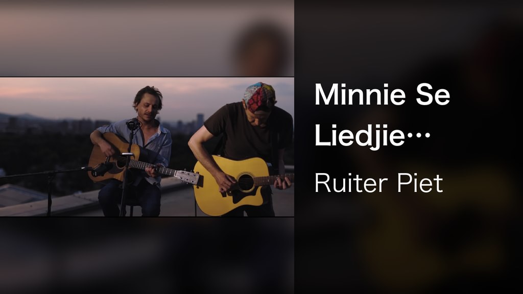 Minnie Se Liedjie (Dapper Sessies 2021 / Live)(音楽・ライブ / 2021) - 動画配信 ...