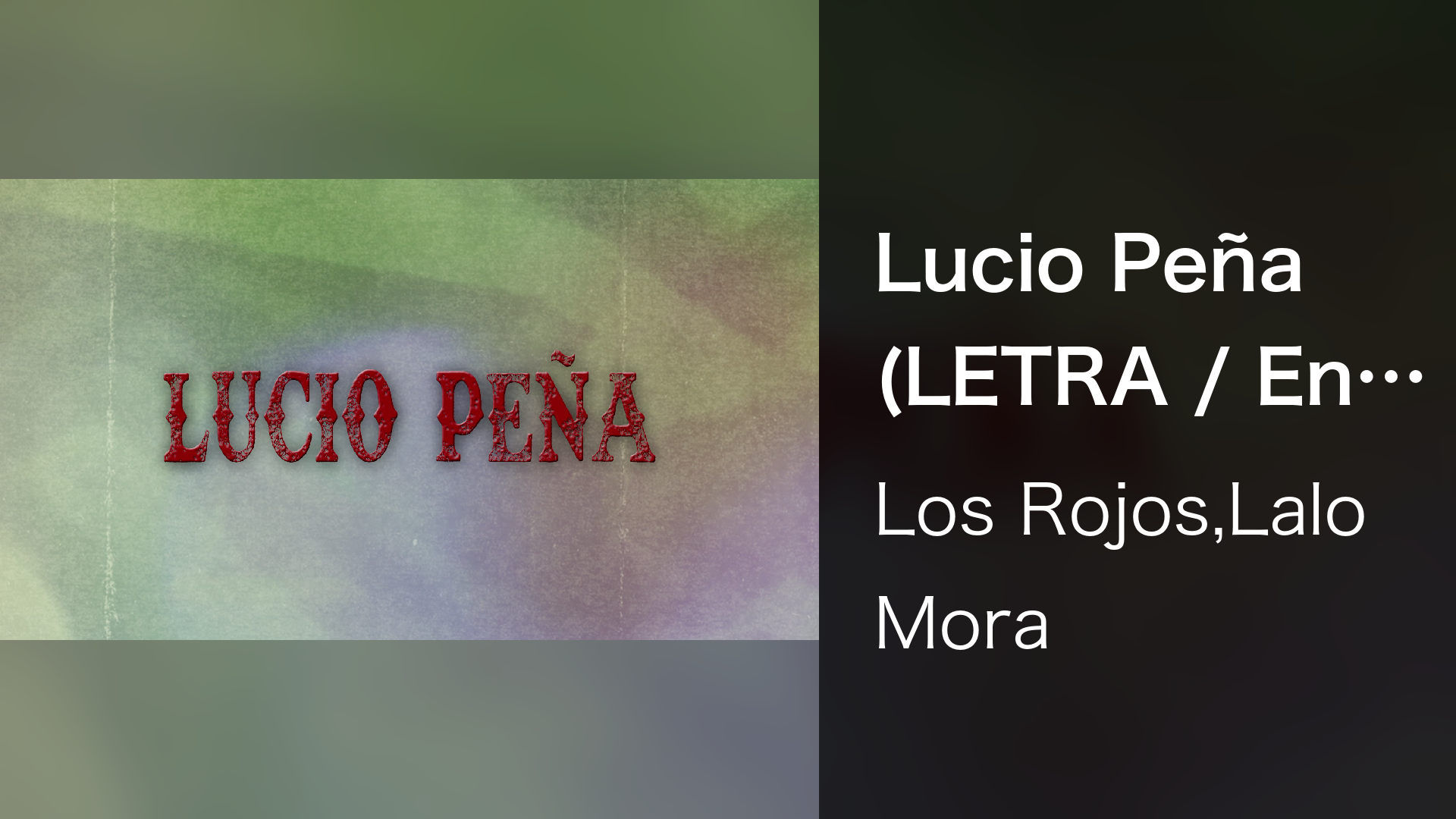 Lucio Peña (LETRA / En Vivo)(音楽・ライブ / 2021) - 動画配信 | U-NEXT 31日間無料トライアル