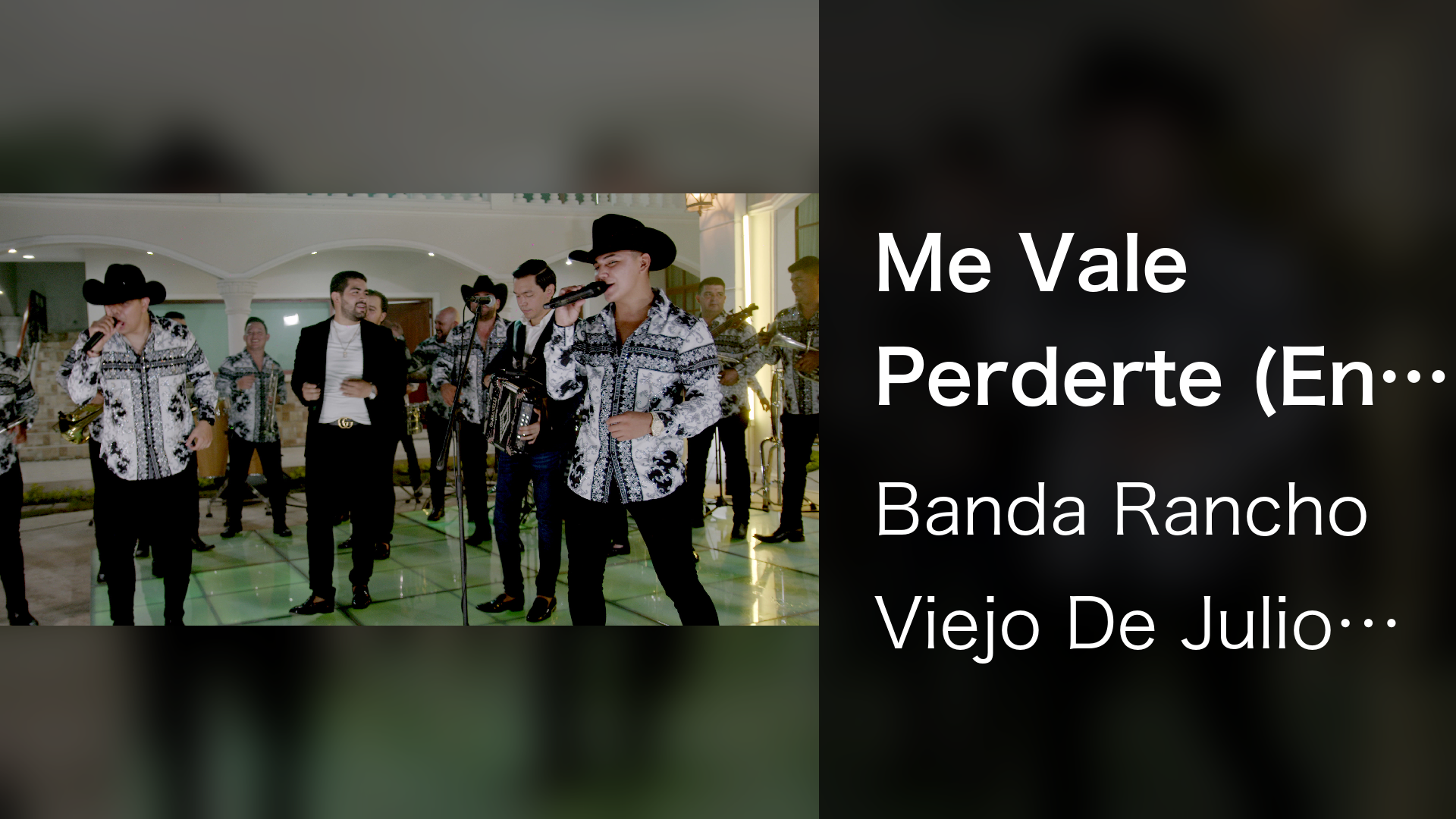 Me Vale Perderte (En Vivo)(音楽・ライブ / 2021) - 動画配信 | U-NEXT 31日間無料トライアル