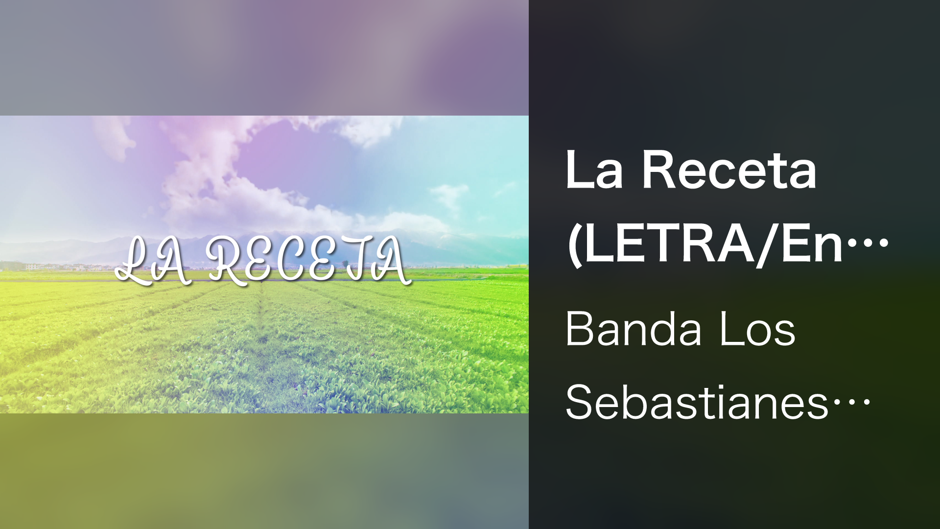 La Receta (LETRA/En Vivo)(音楽・ライブ / 2022) - 動画配信 | U-NEXT 31日間無料トライアル