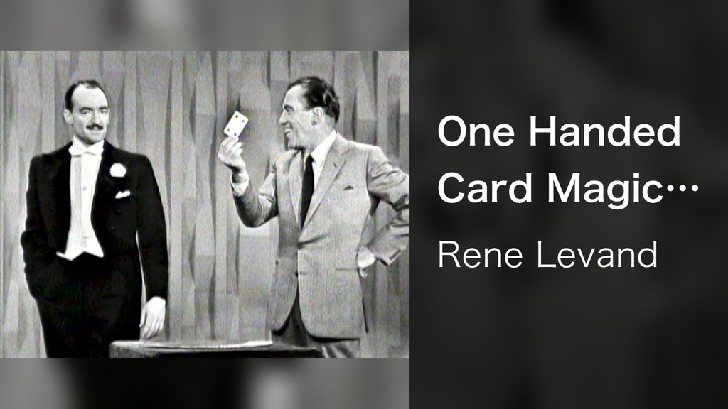 One Handed Card Magic Act (Live On The Ed Sullivan Show, December 29 ...