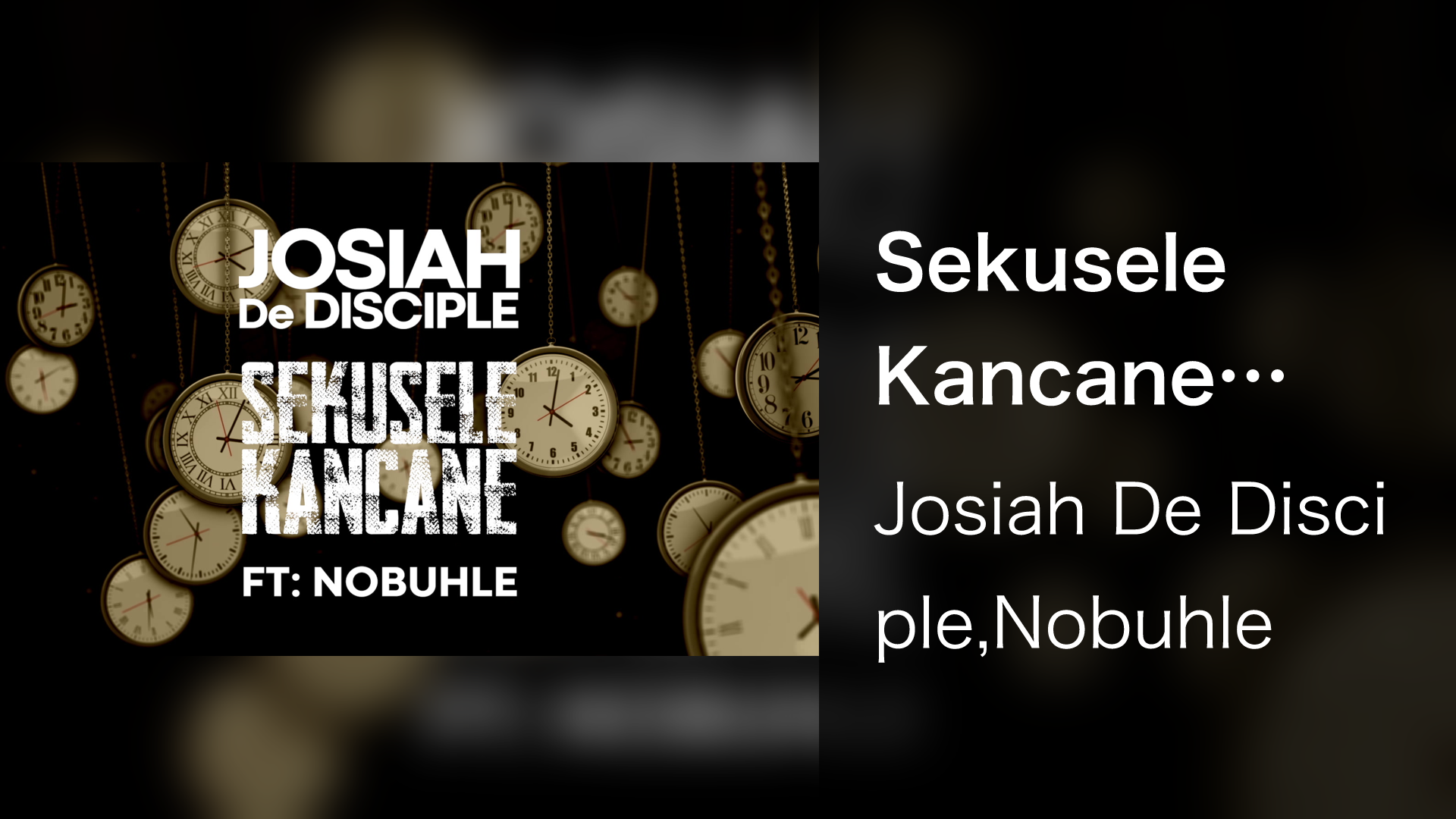 Sekusele Kancane (Visualizer)(音楽・ライブ / 2022) - 動画配信 | U-NEXT 31日間無料トライアル