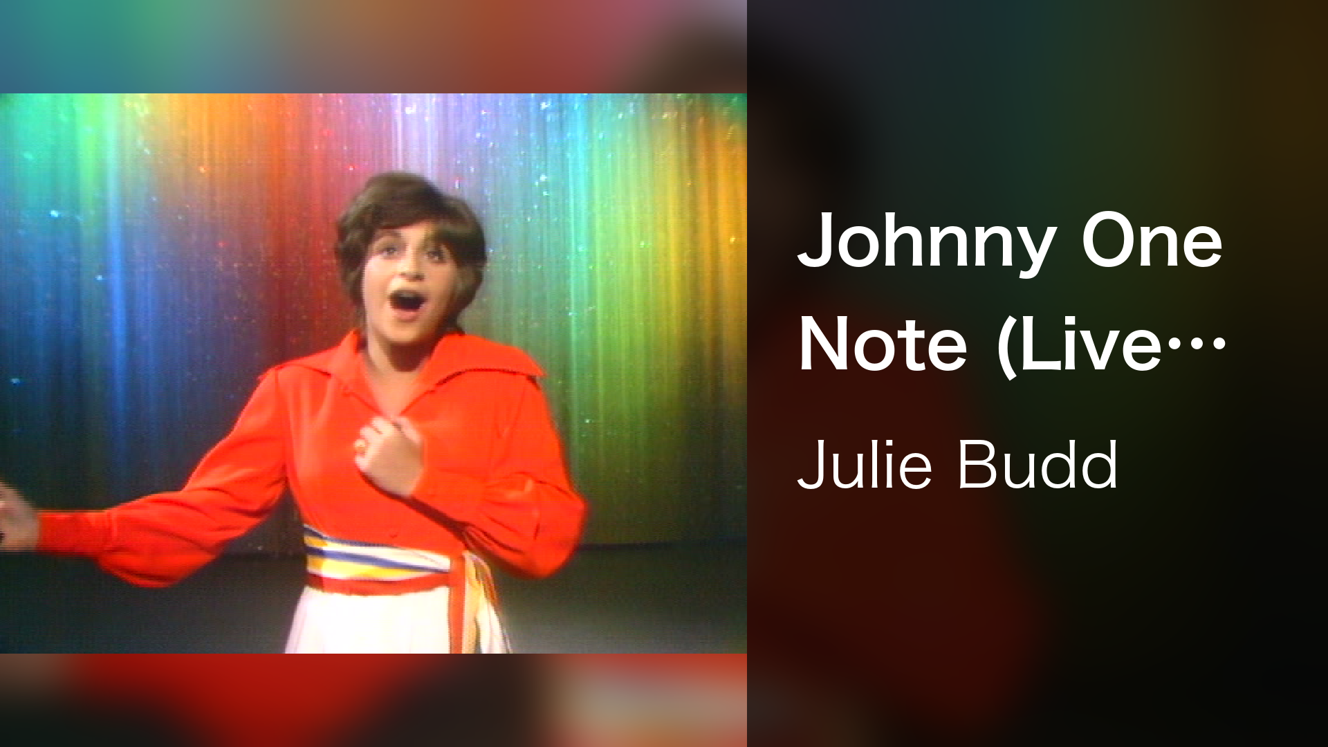 Johnny One Note (Live On The Ed Sullivan Show, April 20, 1969)(音楽・ライブ ...