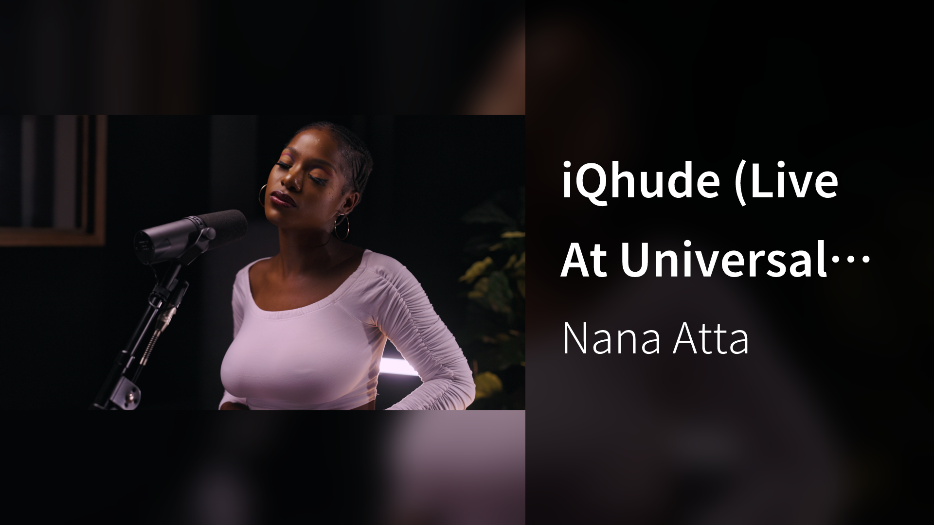 iQhude (Live At Universal Music Studios / 2022 / Acoustic)(音楽・ライブ ...