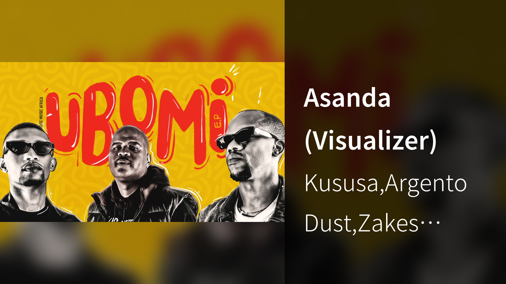 Asanda (Visualizer)(音楽・ライブ / 2022) - 動画配信 | U-NEXT 31日間無料トライアル