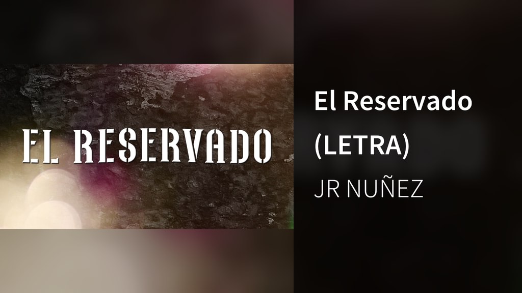 El Reservado (LETRA)(音楽・ライブ / 2023) - 動画配信 | U-NEXT 31日間無料トライアル