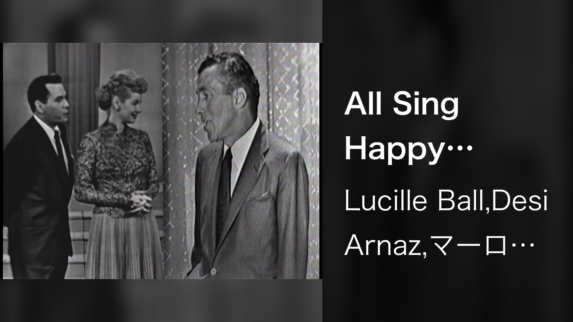 All Sing Happy Anniversary To Ed Sullivan (Live On The Ed Sullivan Show ...