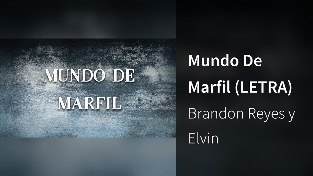 Mundo De Marfil (LETRA)(音楽・ライブ / 2023) - 動画配信 | U-NEXT 31日間無料トライアル