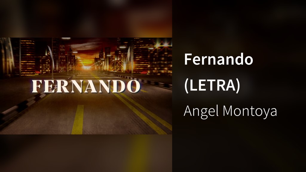 Fernando (LETRA)(音楽・ライブ / 2023) - 動画配信 | U-NEXT 31日間無料トライアル