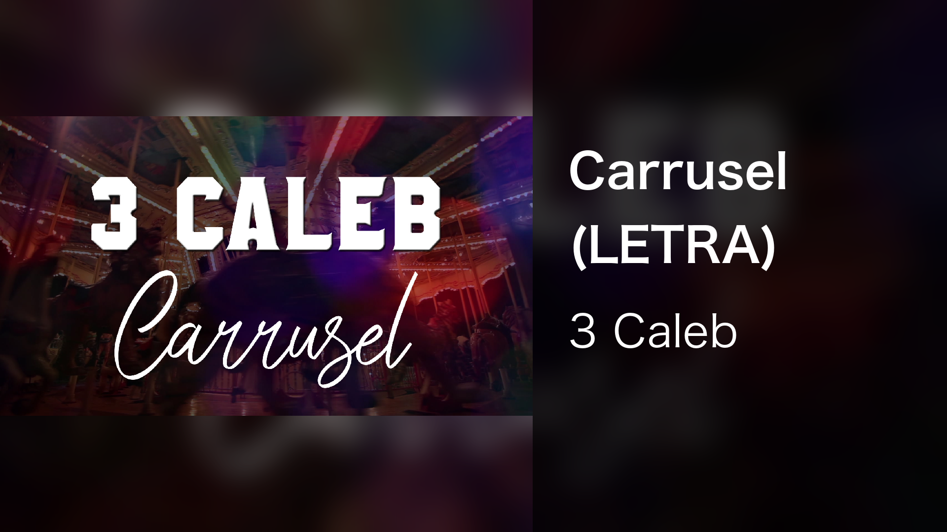 Carrusel (LETRA)(音楽・ライブ / 2024) - 動画配信 | U-NEXT 31日間無料トライアル