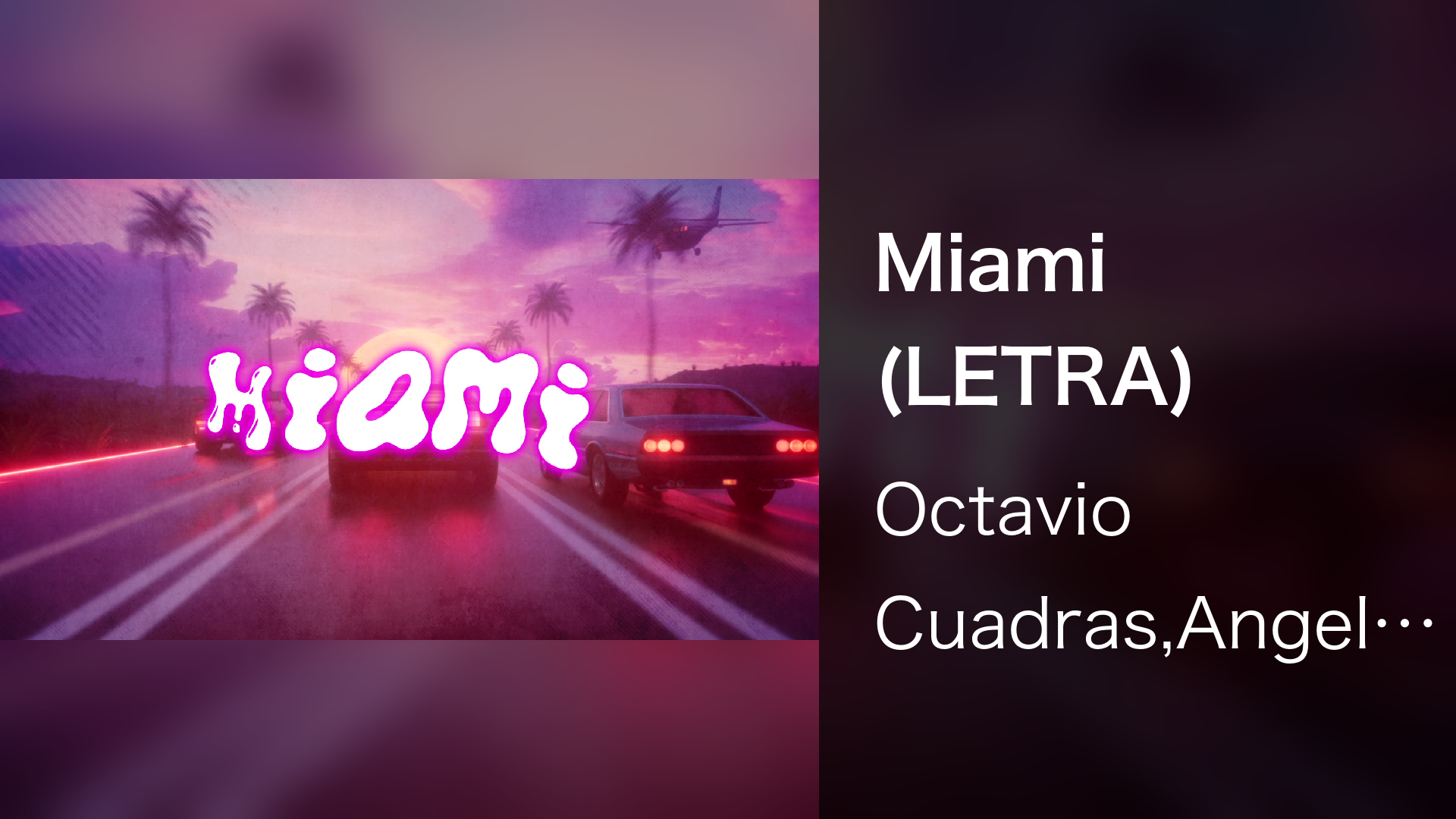 Miami (LETRA)(音楽・ライブ / 2024) - 動画配信 | U-NEXT 31日間無料トライアル
