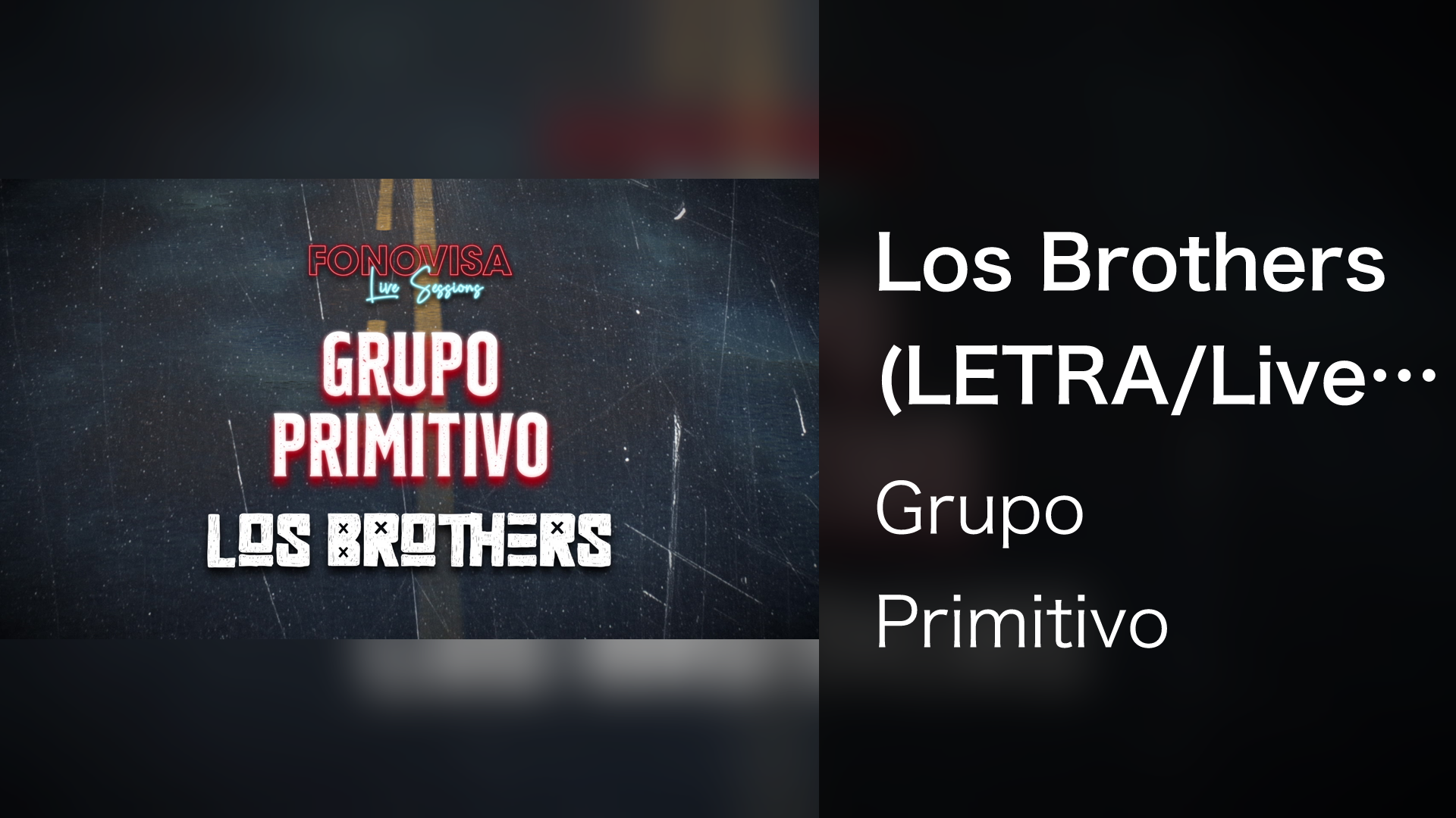Los Brothers (LETRA/Live Session)(音楽・ライブ / 2024) - 動画配信 | U-NEXT 31日間無料 ...