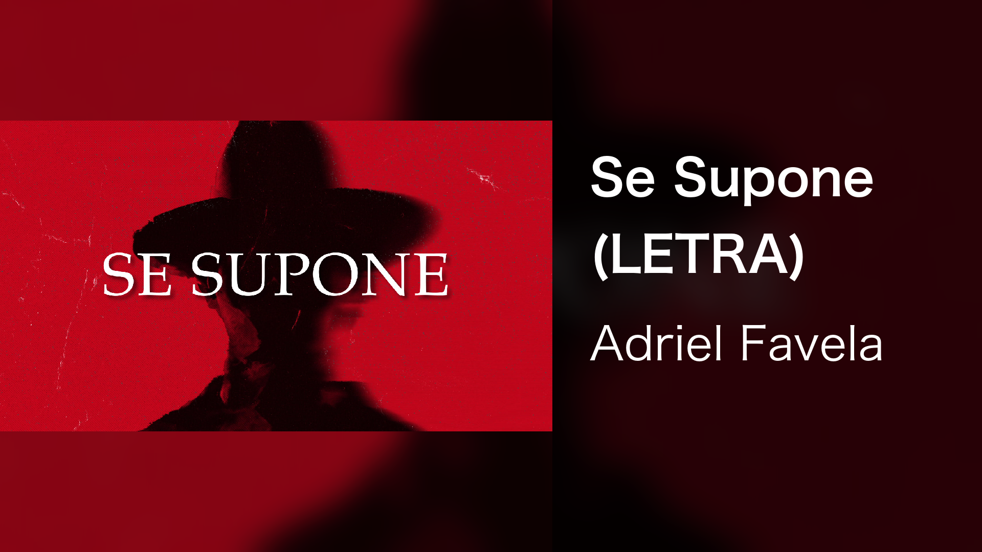 Se Supone (LETRA)(音楽・ライブ / 2024) - 動画配信 | U-NEXT 31日間無料トライアル