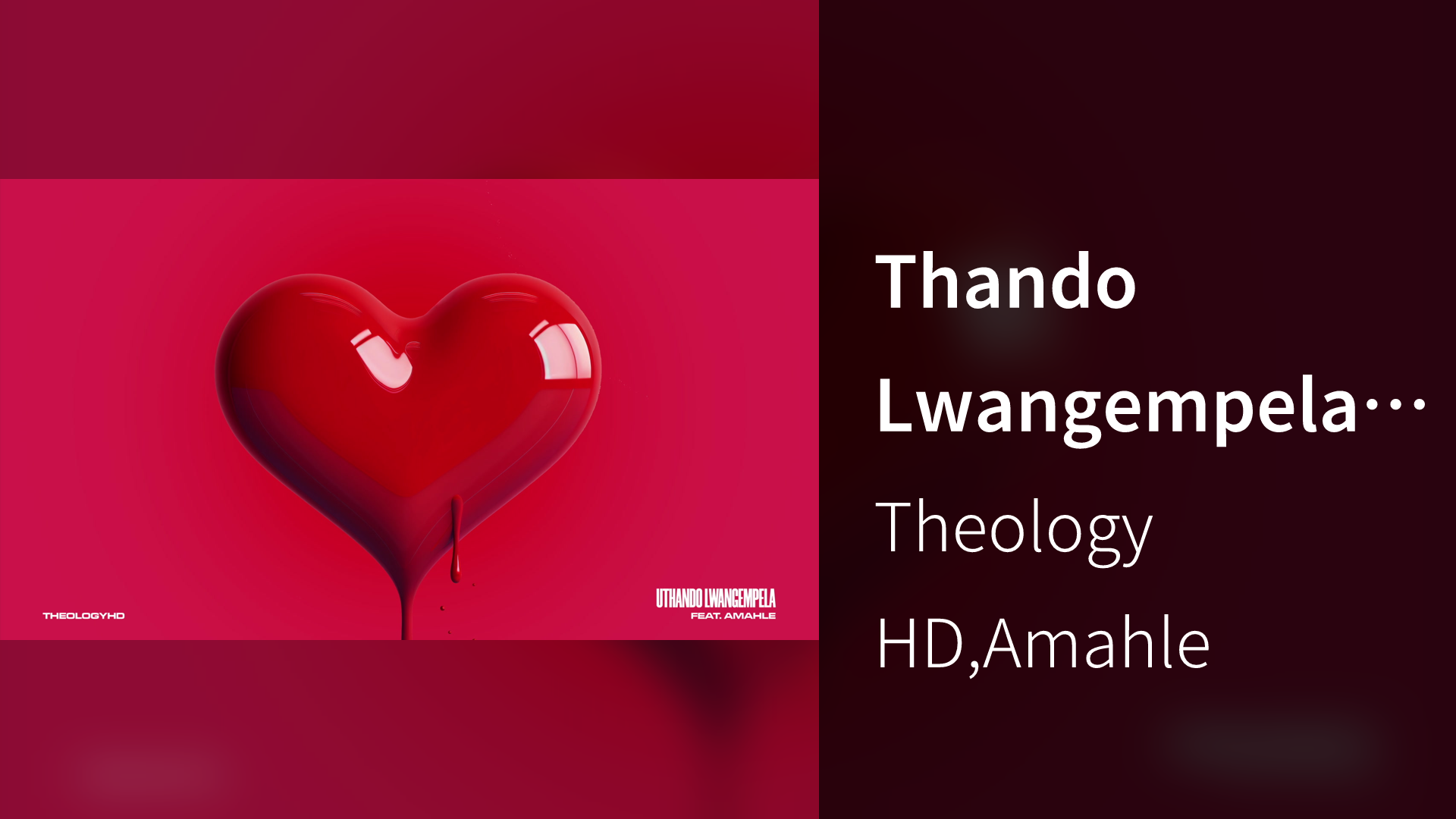 Thando Lwangempela (Visualizer)(音楽・ライブ / 2024) - 動画配信 | U-NEXT 31日間無料トライアル