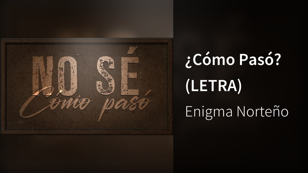 ¿Cómo Pasó? (LETRA)(音楽・ライブ / 2024) - 動画配信 | U-NEXT 31日間無料トライアル