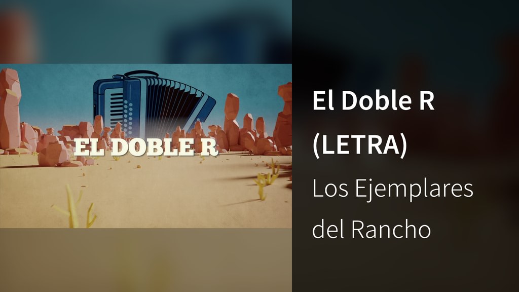 El Doble R (LETRA)(音楽・ライブ / 2025) - 動画配信 | U-NEXT 31日間無料トライアル