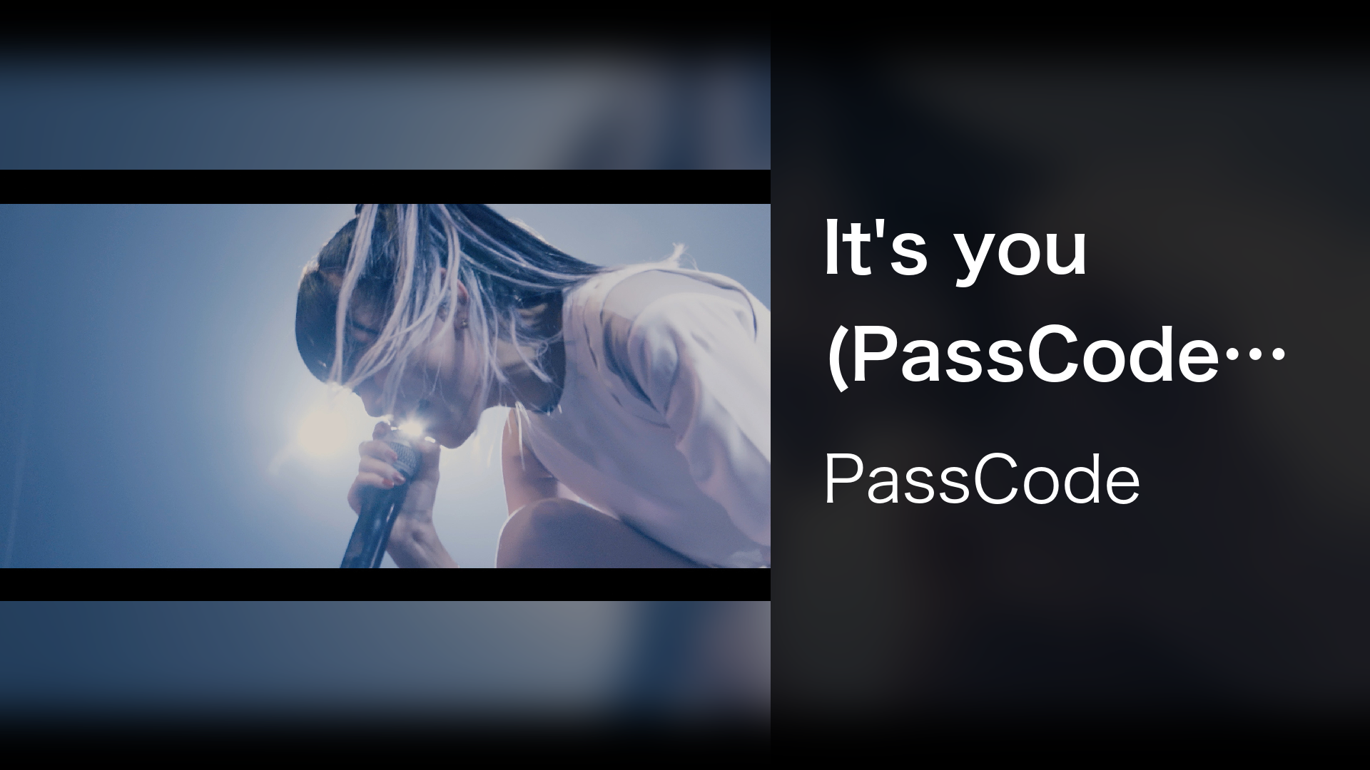 It's you (PassCode CLARITY Plus Tour 19-20 Final at STUDIO COAST)(音楽・ライブ / 2020) - 動画配信 | U-NEXT ...