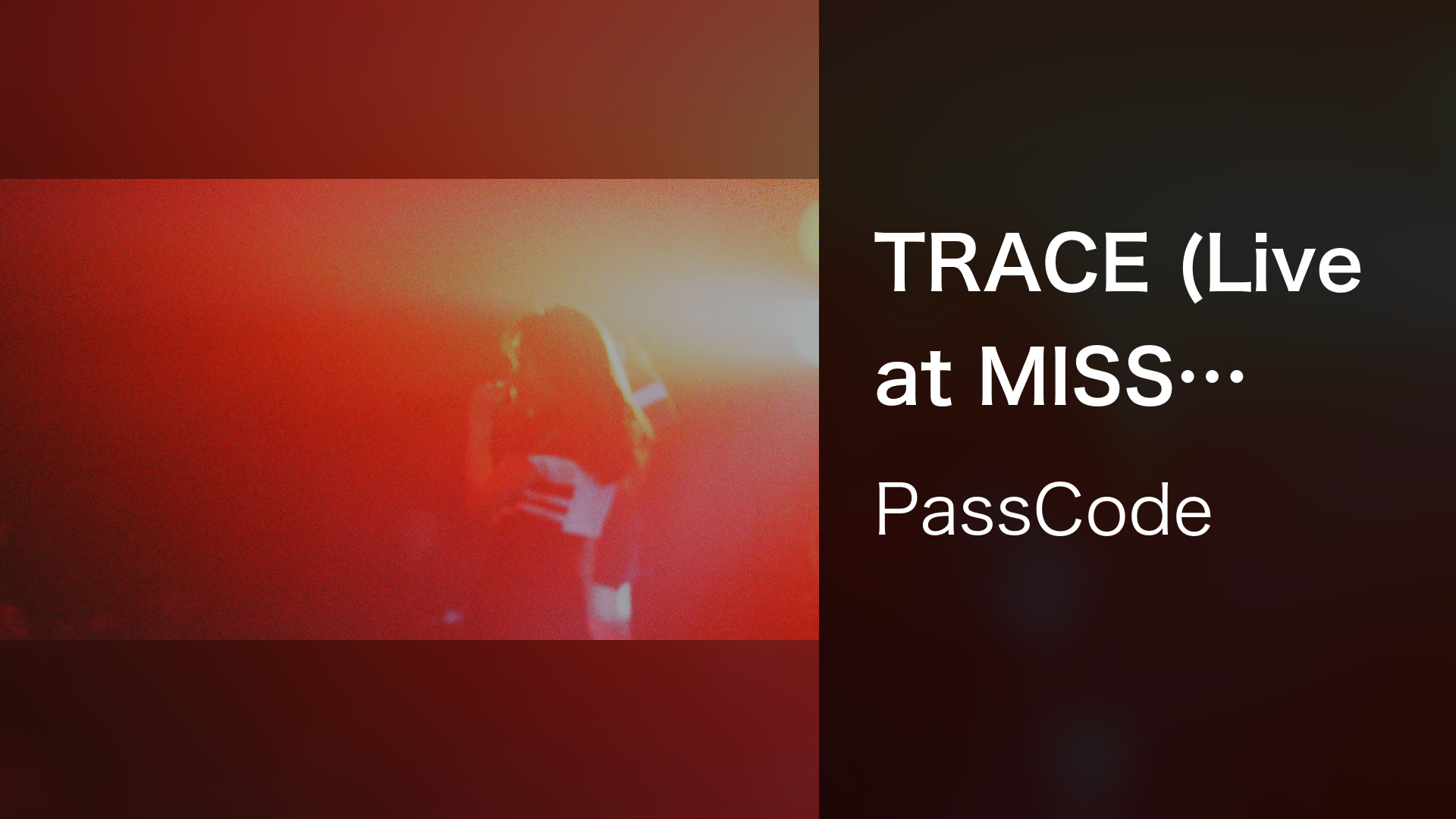 TRACE (Live at MISS UNLIMITED Tour 2016 STUDIO COAST)(音楽・ライブ / 2017 ...