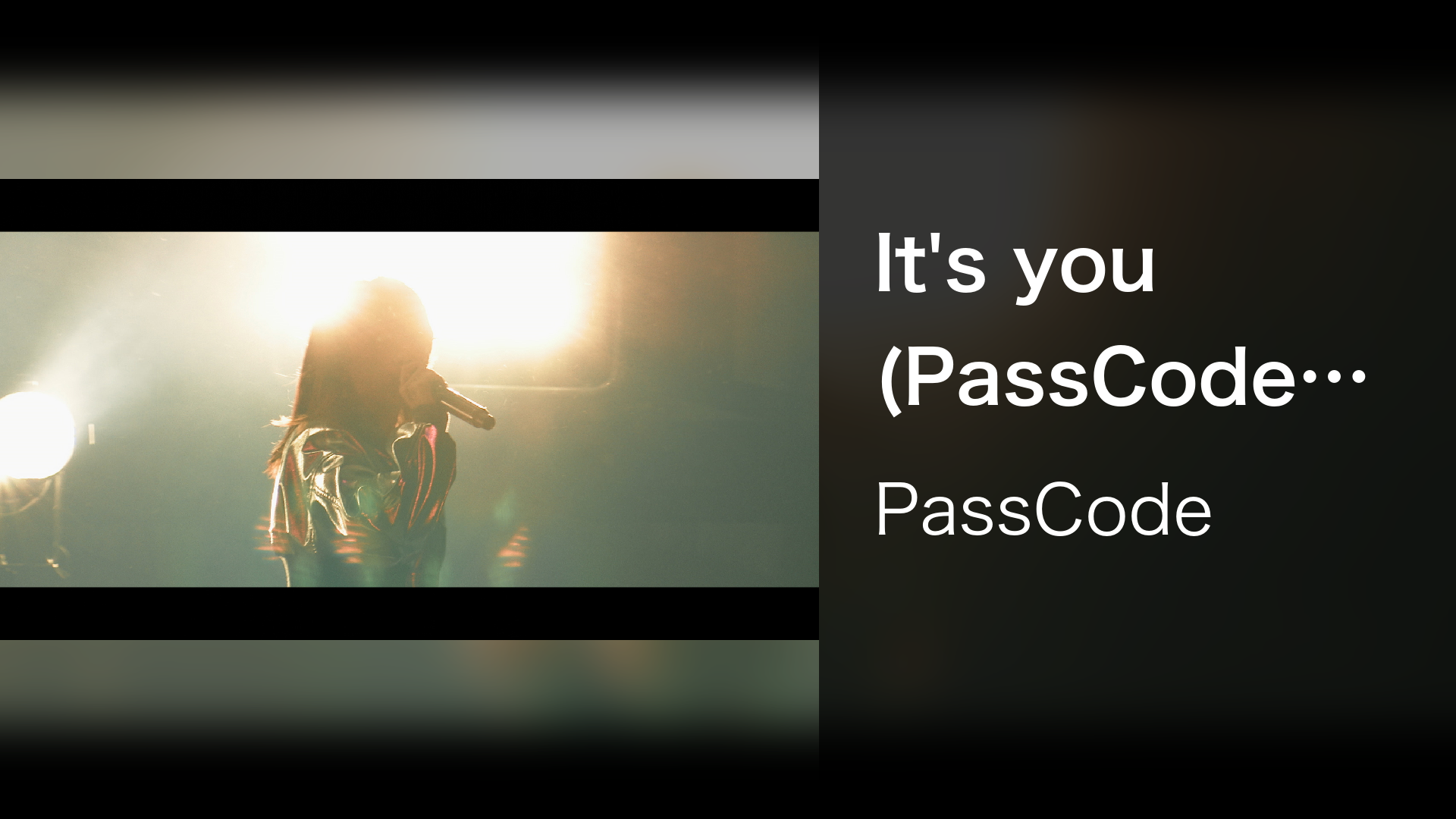 It's you (PassCode Taking you out TONIGHT! Tour 2018 Final at Zepp ...