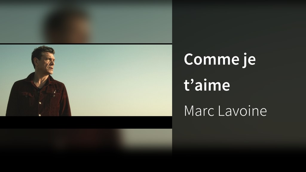 Comme je t’aime(音楽・ライブ / 2018) - 動画配信 | U-NEXT 31日間無料トライアル