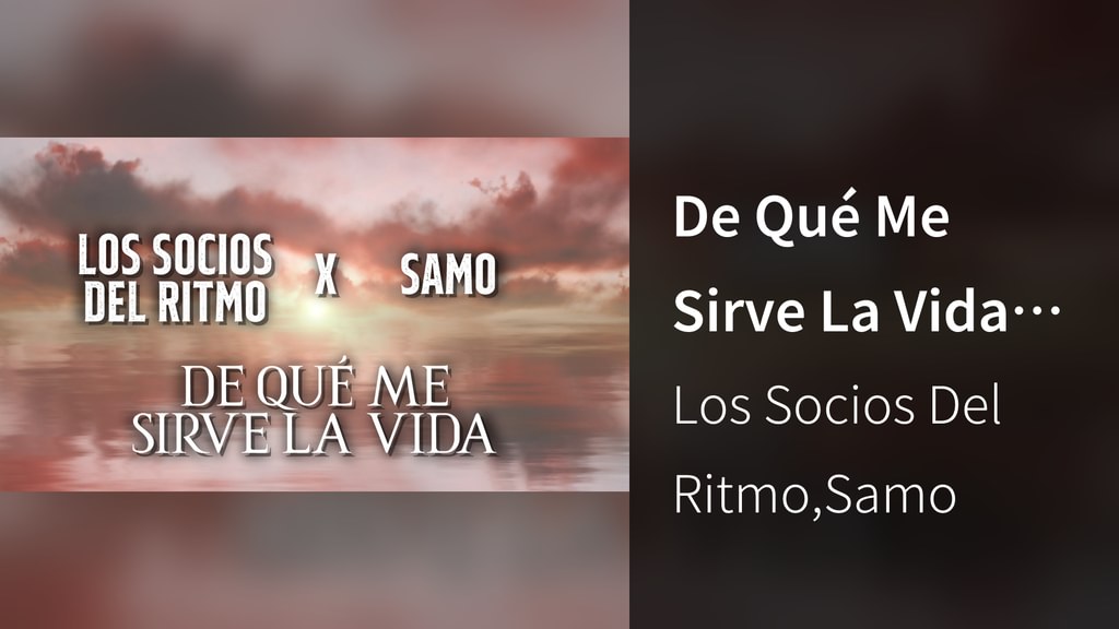 De Qué Me Sirve La Vida (En Vivo Desde El Auditorio Nacional / LETRA ...