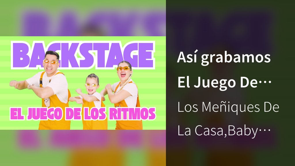 Así grabamos El Juego De Los Ritmos con Baby Salomé | Backstage(音楽・ライブ ...