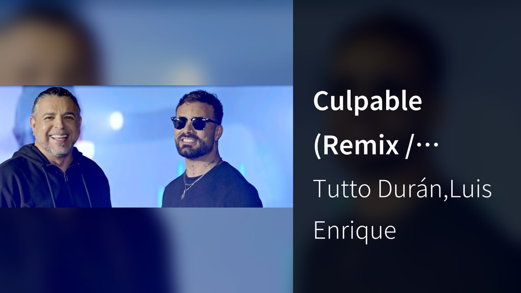 Culpable (Remix / Versión Salsa)(音楽・ライブ / 2019) - 動画配信 | U-NEXT 31日間無料トライアル